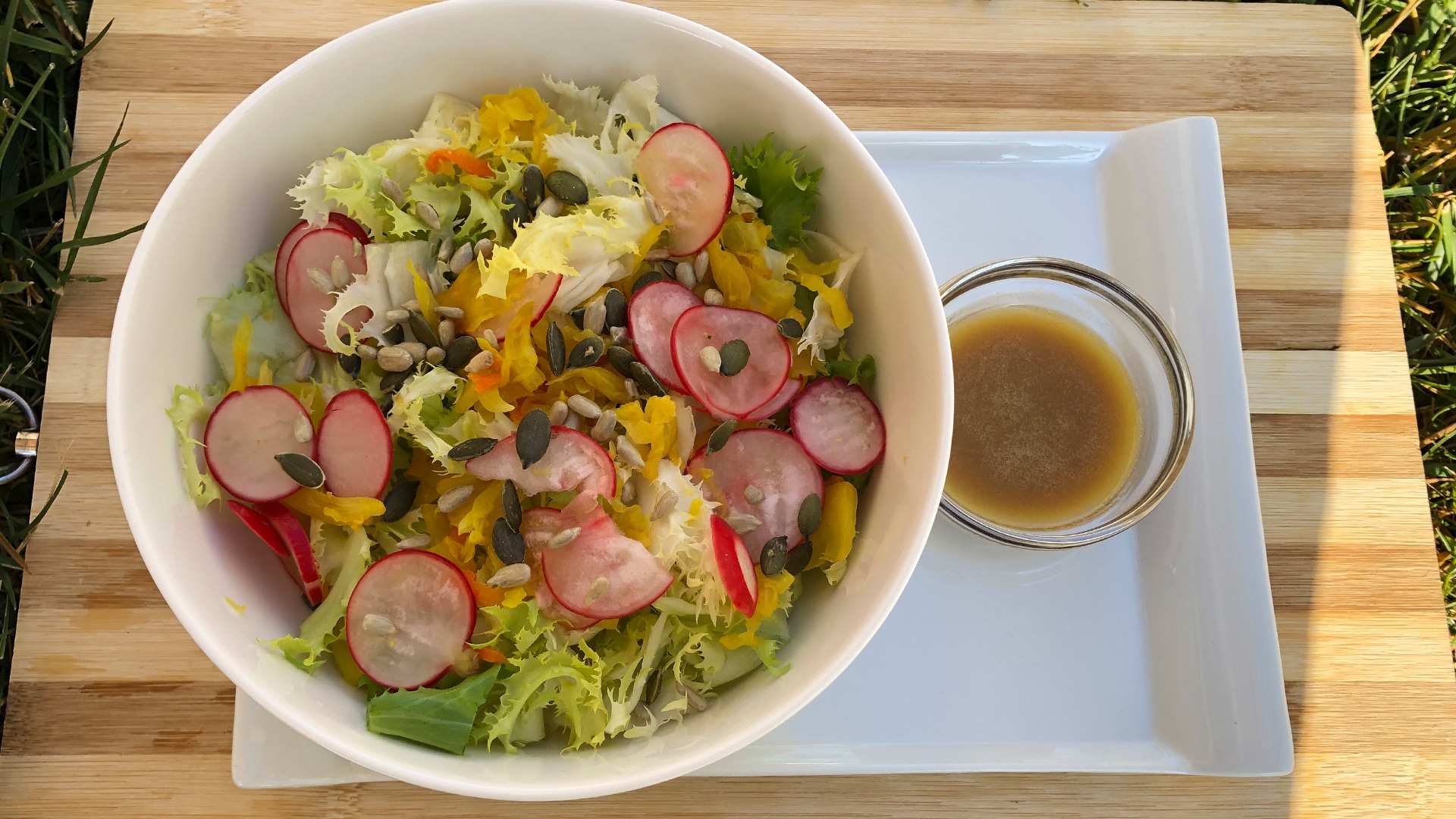 Receta Fácil de Ensalada verde con vinagreta de mostaza - Nuria ...